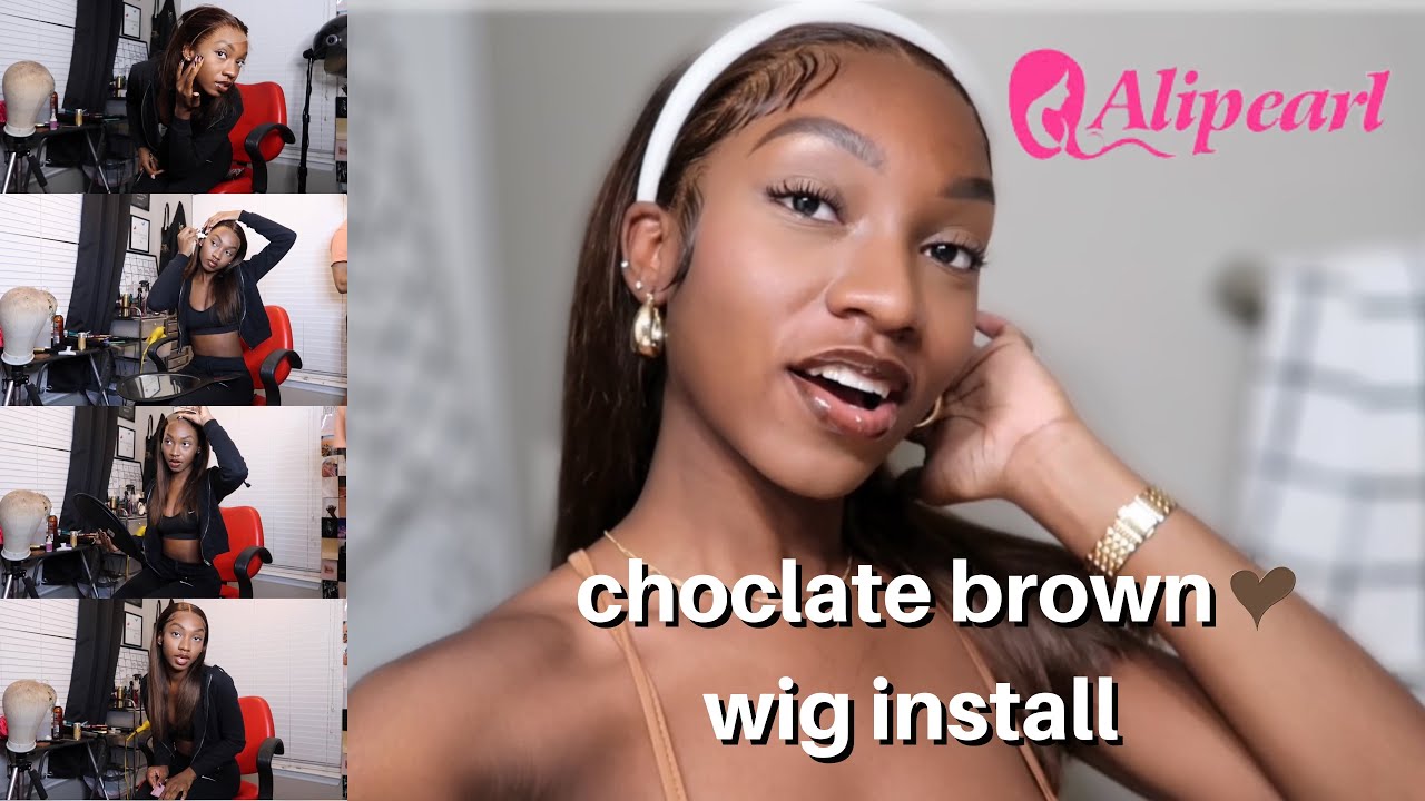 The Perfect Brown Lace Frontal Wig ft Alipearl (Detailed Install ...