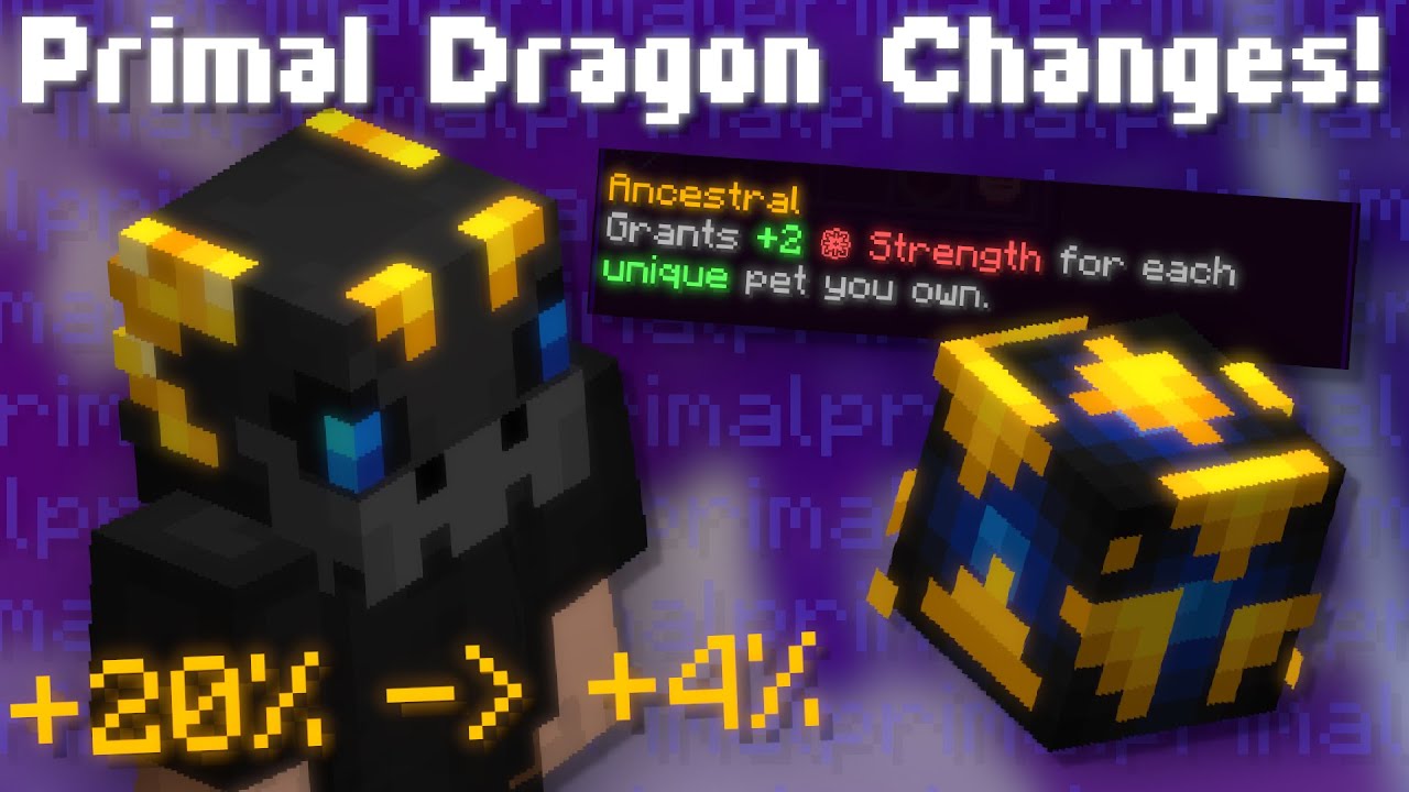Primal Dragon Changes! Major Nerfs! New Items! Improvements + More! (Hypixel Skyblock News ...