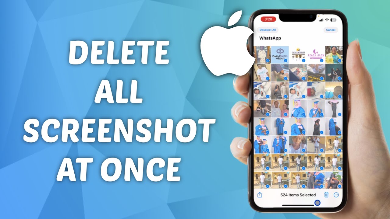 How to Delete All Screenshots At Once on iPhone - YouTube