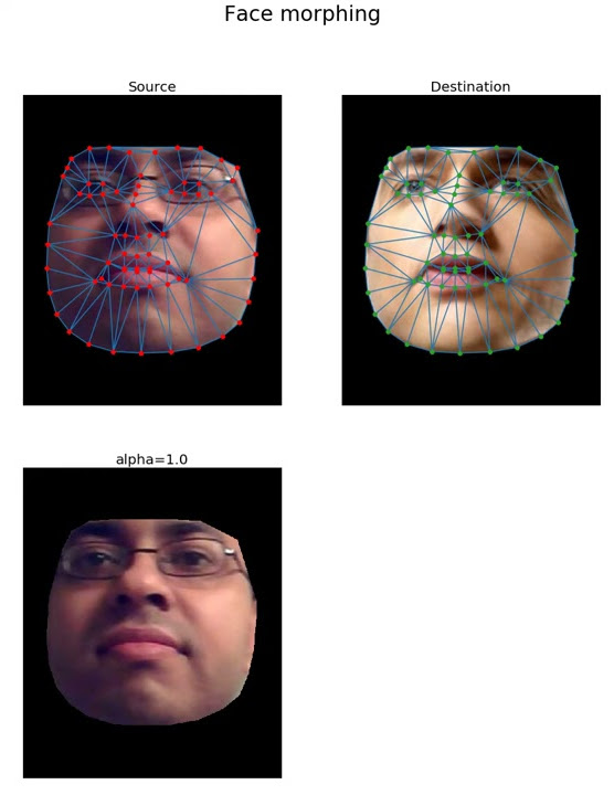 Facial Landmark Detection, Delaunay Triangulation and Face Morphing - YouTube