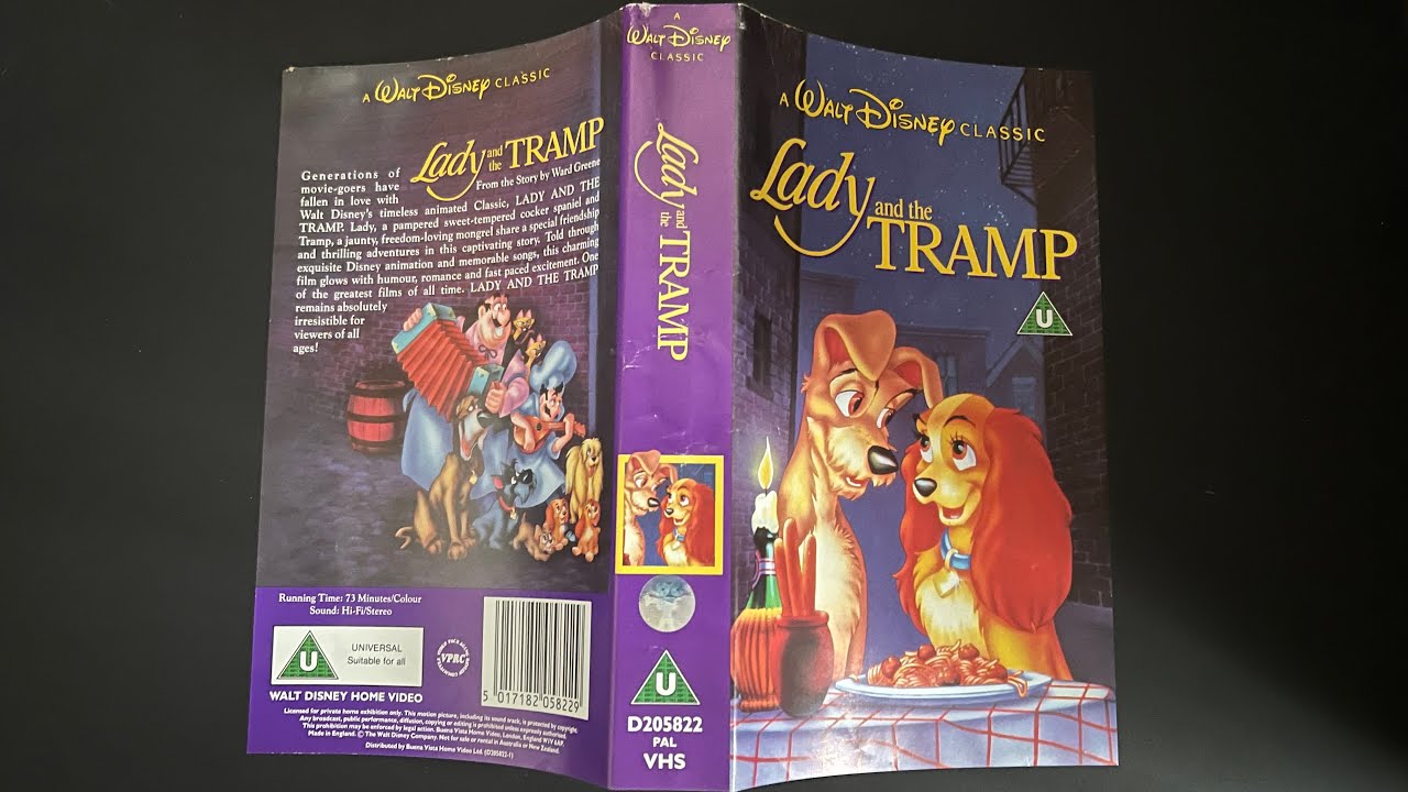 Opening & Closing to Lady and the Tramp (1990 VHS UK) - YouTube