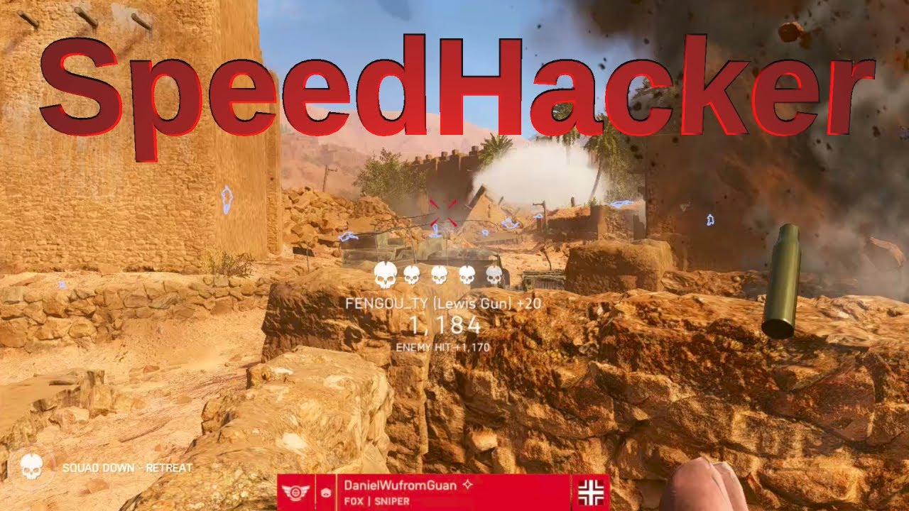 User name: DanielWufromGuan - Battlefield 5 Spectating A Blatant Cheater using SpeedHack - YouTube