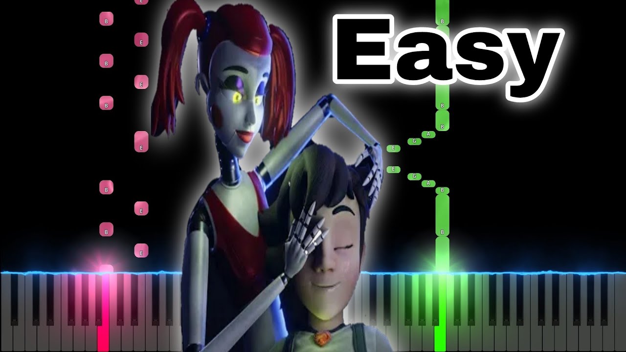 To Be Beautiful - FAZBEAR FRIGHTS SONG (BOOK 1) Easy Piano Tutorial ...