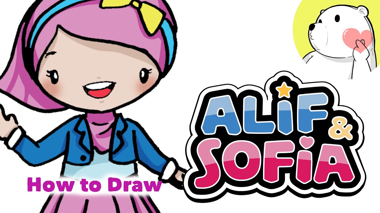 How to Draw Sofia | Alif & Sofia - YouTube