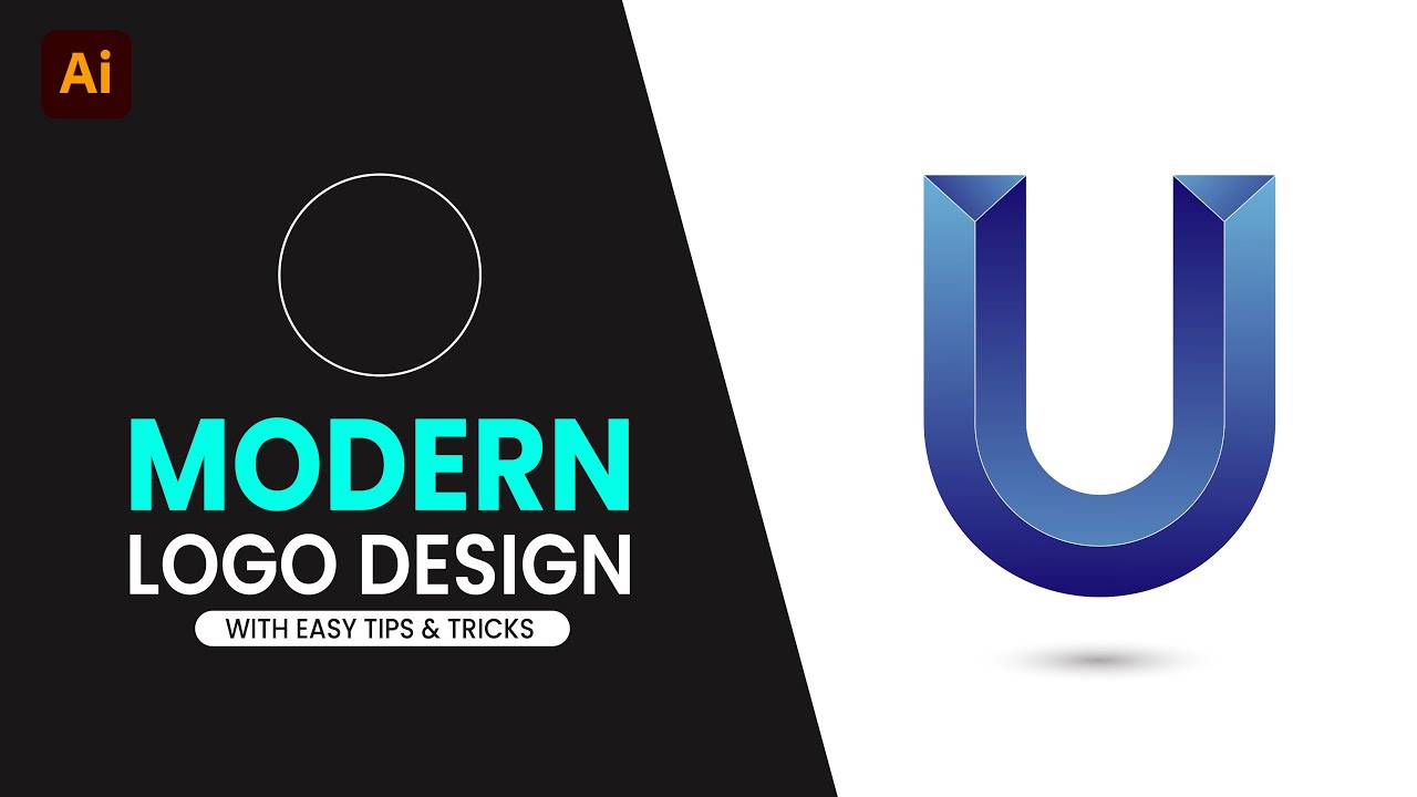 How to Create 3D Letter Logo Design in Adobe illustrator # ...