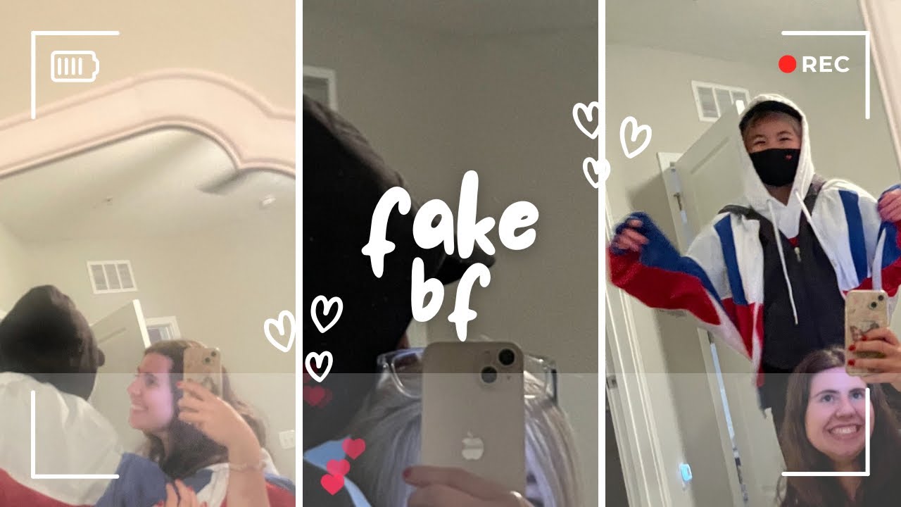 taking fake boyfriend pics because it’s too hard to find real ones ...