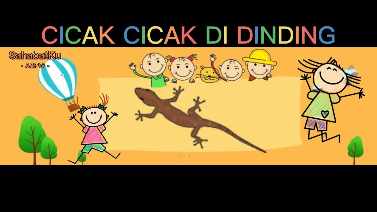 Lagu Anak Anak Cicak Cicak Di Dinding - YouTube