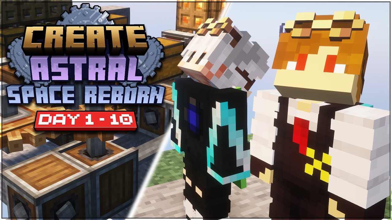 100 Ngày Minecraft Create: Astral Skyblock - Trở Thành Kỹ Sư Máy Móc ...