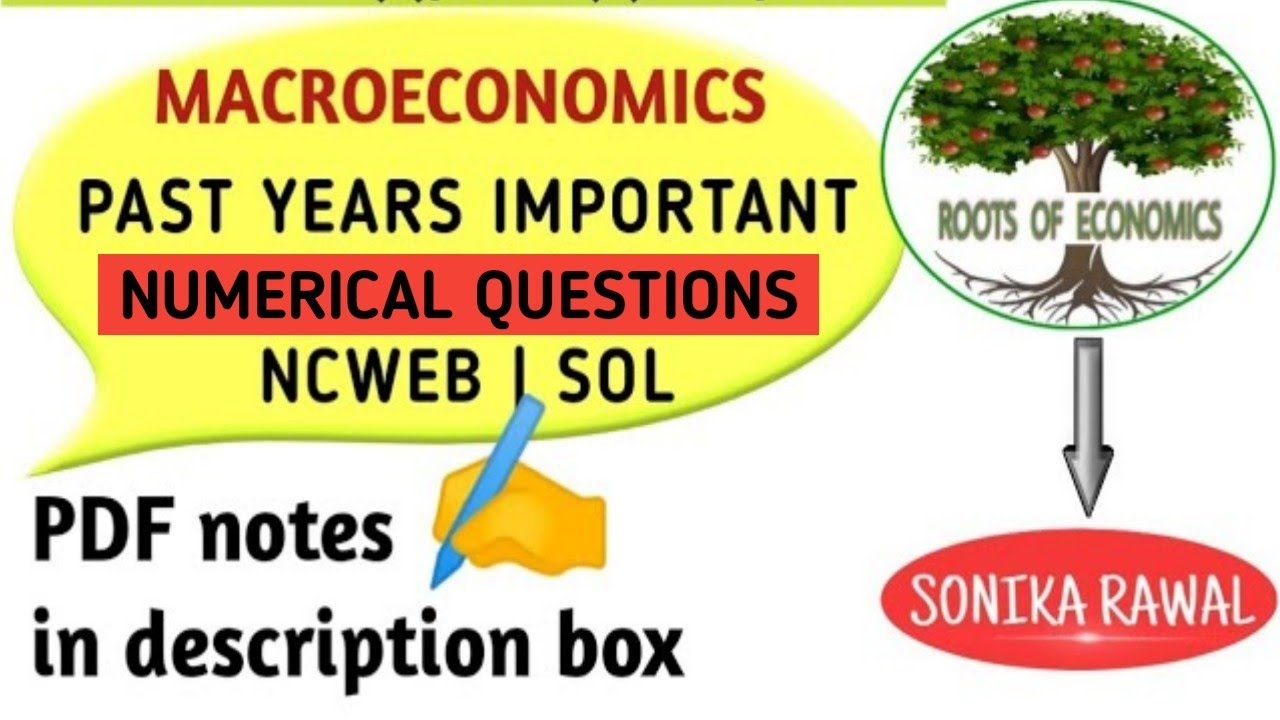 Numerical questions on National income determination | Macroeconomics ...