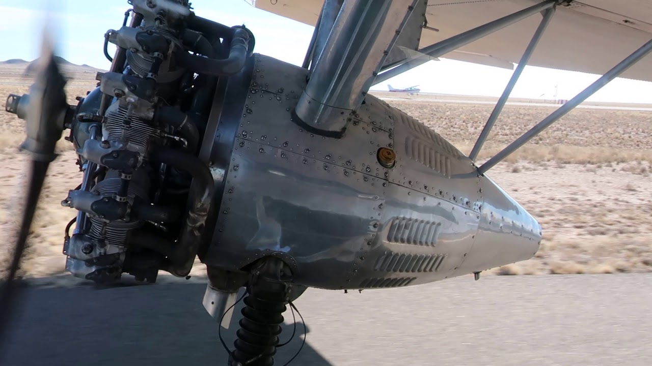 Landing at the Double Eagle II Airport in an EAA Ford Tri-Motor - YouTube