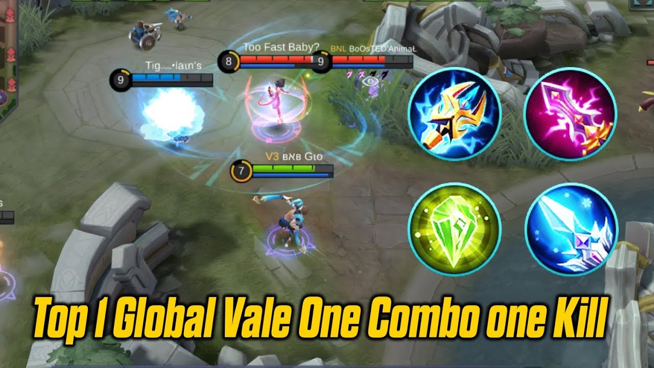 KING Vale One Hit Combo - Carry with Vale Top 1 Global Build and ...