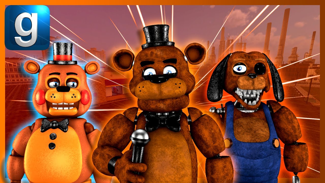 Gmod FNAF | GAU | Freddy And Friends | The New Home! - YouTube