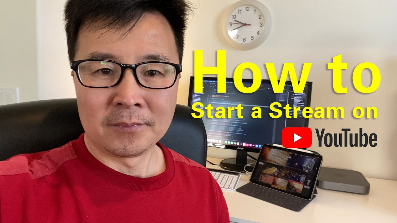 How to start a stream on YouTube - YouTube
