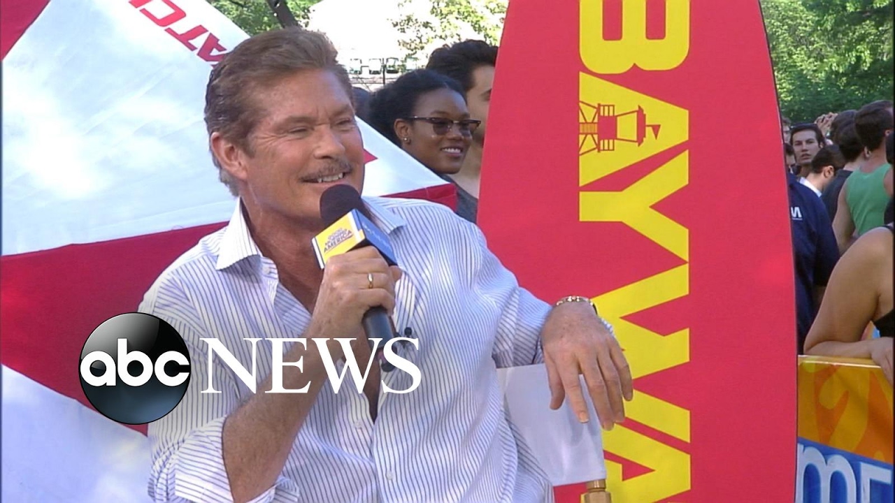 David Hasselhoff hit the gym for 6 weeks to work with 'The Rock' in ...