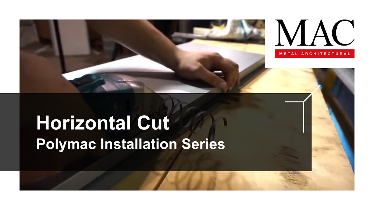 9. Horizontal Cut | Polymac Installation Series - YouTube