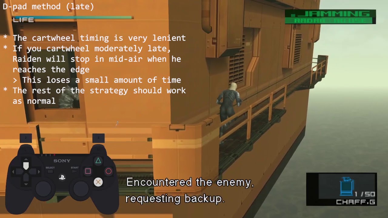 MGS2: D-Pad method for Strut L Perimeter - YouTube