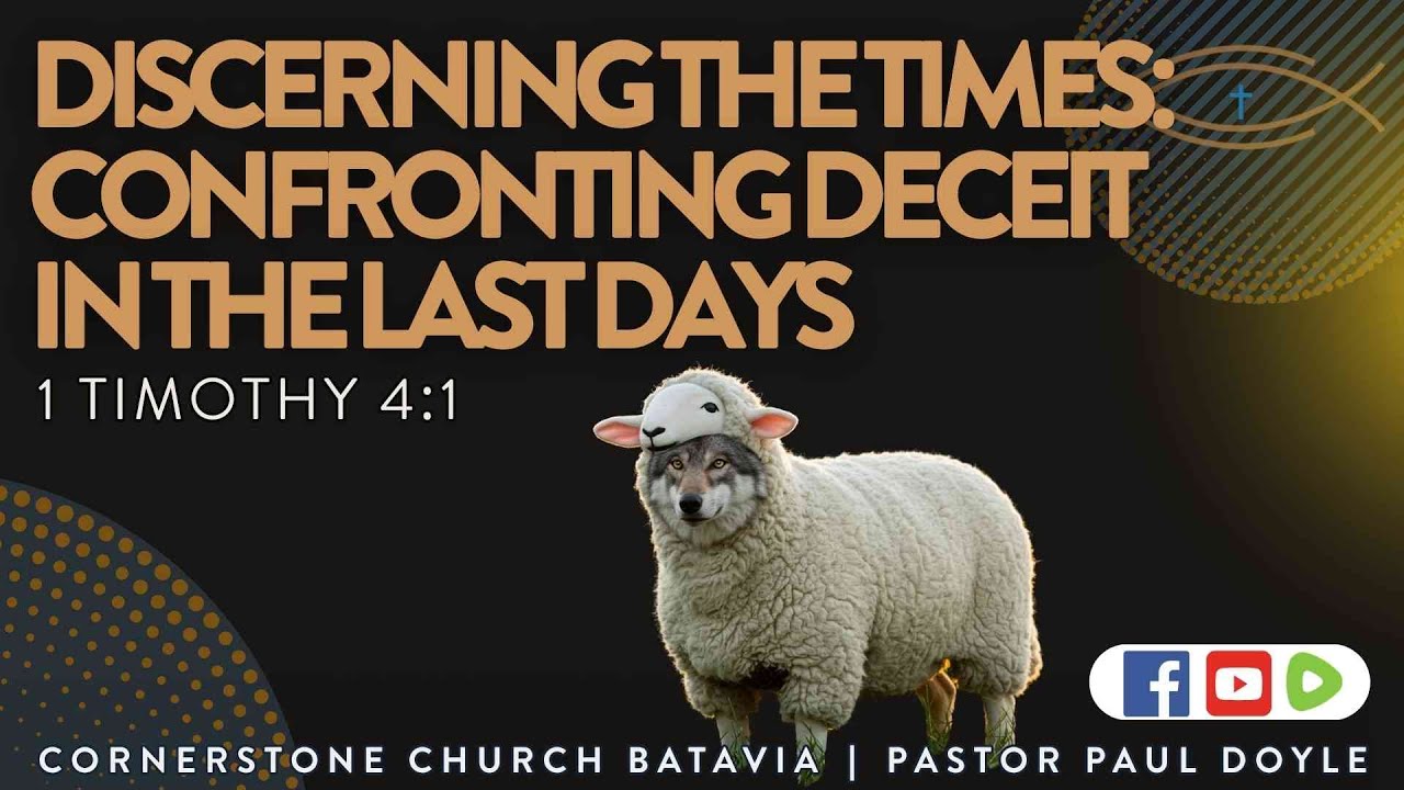 Replay - Sunday Sermon: Discerning the Times, 1 Tim 4:1 | P. Doyle # ...