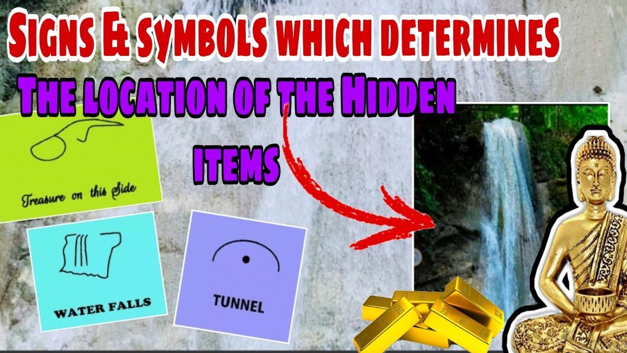 Signs and Symbols which determines the location of the Hidden Items ...