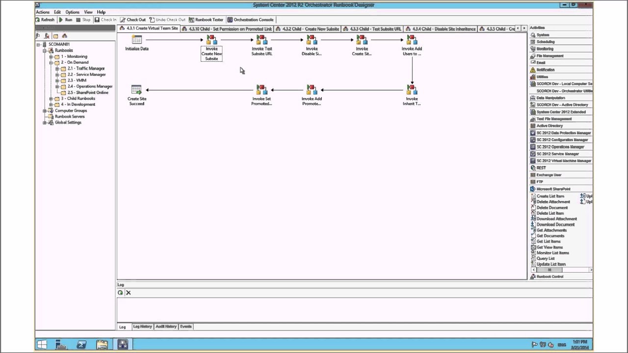 Automating SharePoint Online with Orchestrator Part 2 - YouTube