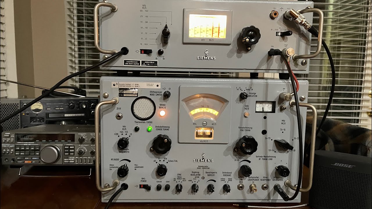 Siemens E311 with E350 Long Wave adapter - YouTube