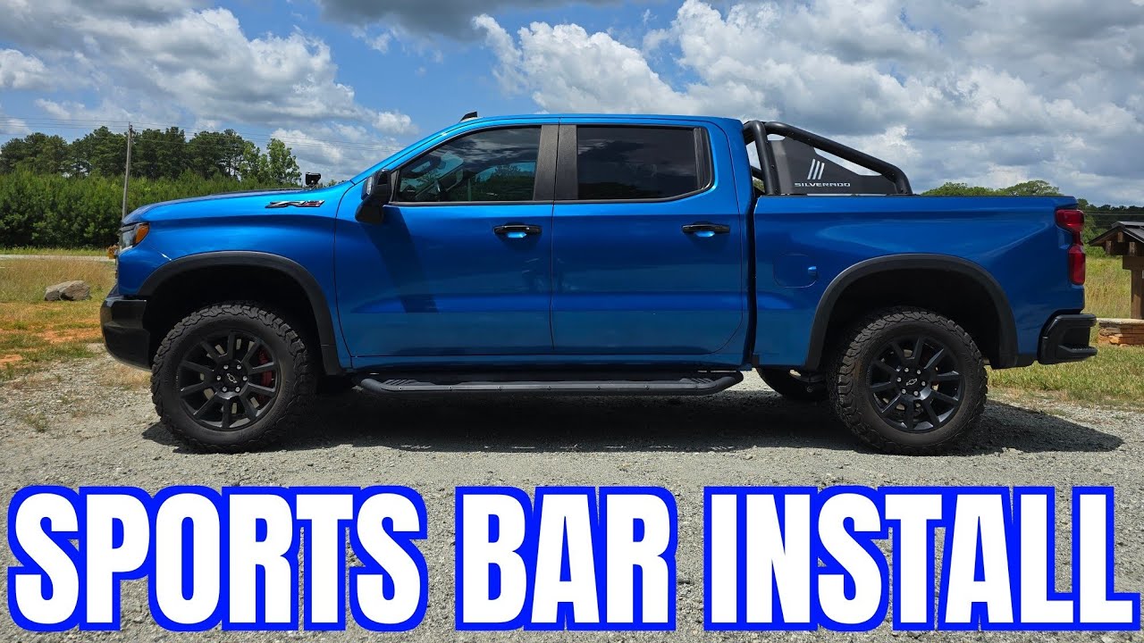 2022 Chevy Silverado ZR2 - Sports Bar Installation - YouTube