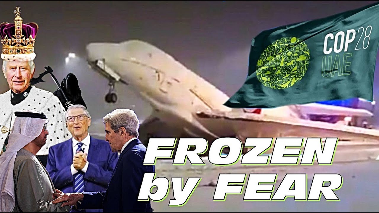 FROZEN! Private Jets Freeze on Runaway before C0P28 CLlMATE SUMMlT ...