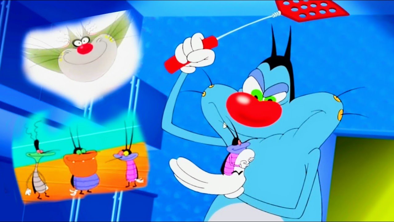 Oggy and the Cockroaches 💭🥺 Oggy on the table💭🤪 Oggy Car race. #Oggy # ...