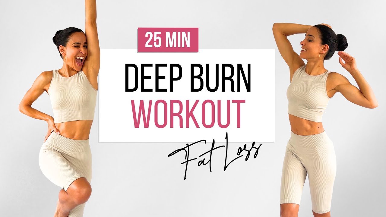 25 MIN DEEP BURN WORKOUT | Full Body Fat Burn & Strength - YouTube