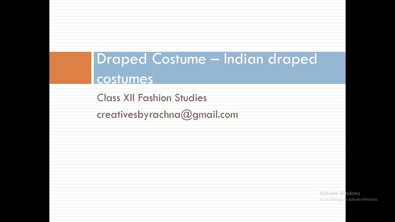 Draped Costumes - Indian Draped Costumes, Antariya, uttariya, kayabandh ...