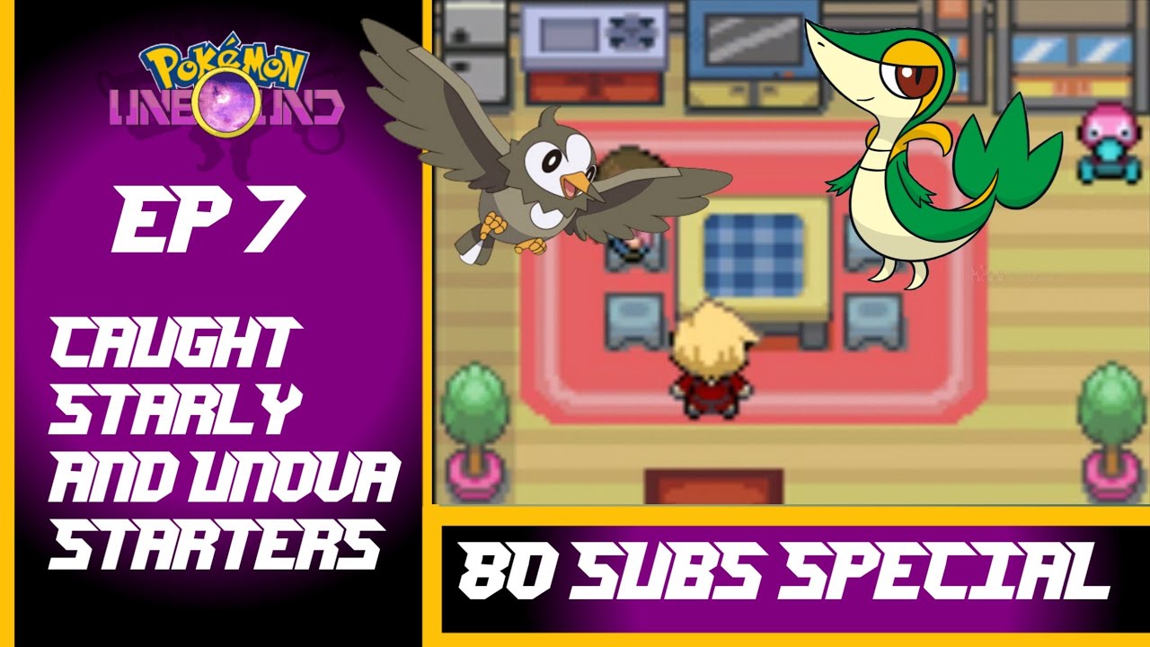 POKEMON UNBOUND EP 7 | CAUGHT STARLY AND UNOVA STARTERS - YouTube