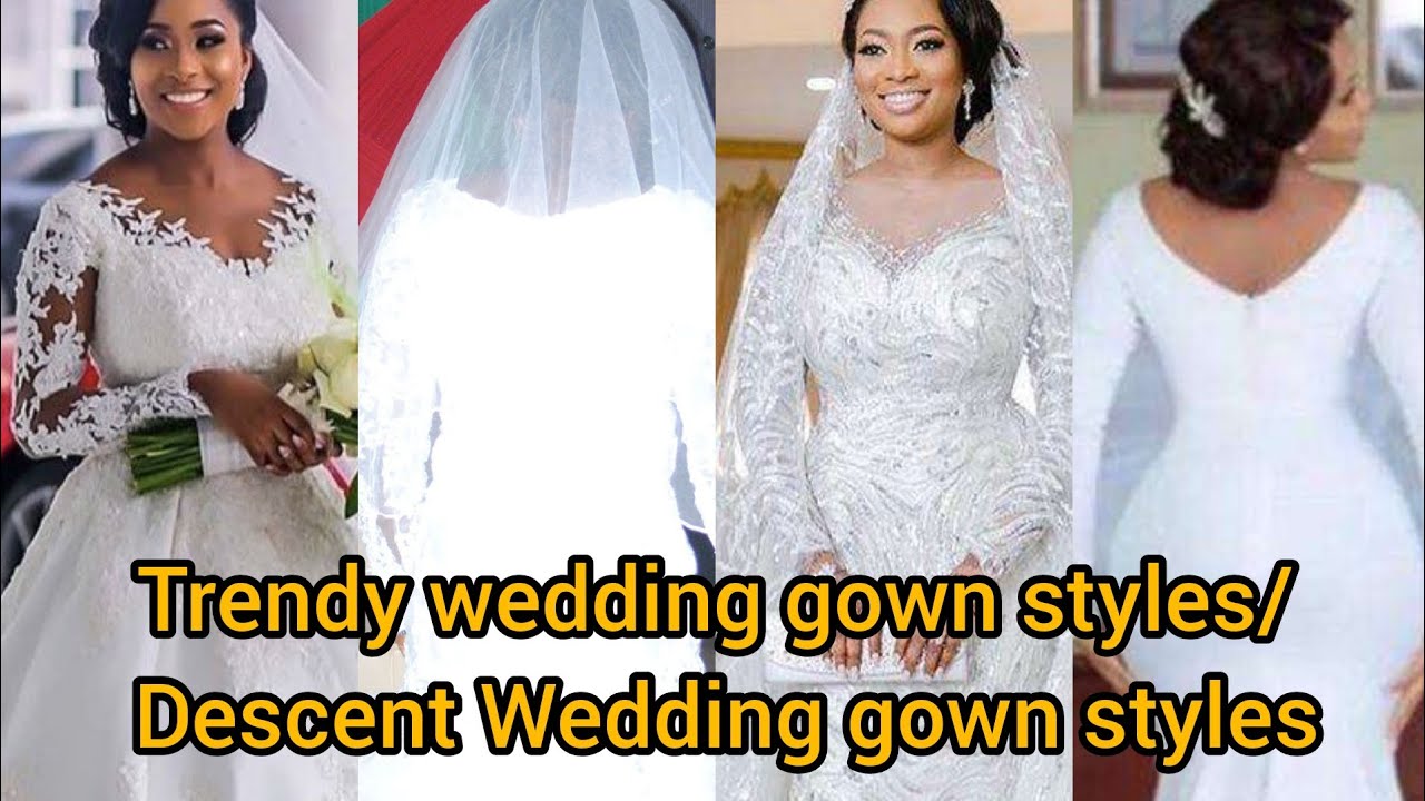 Trendy descent wedding gown styles #bridestyles #wedding #bridal # ...