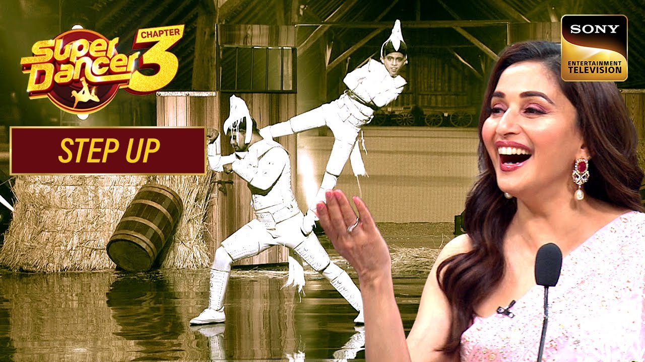 "Aaja Nachle" पर Madhuri जी के सामने Dancers का Unique Act | Super Dancer 3 | Step Up - YouTube