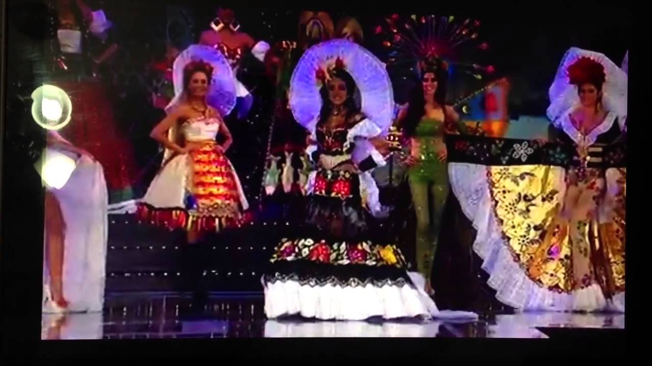Colima nuestra belleza en traje tipico - YouTube