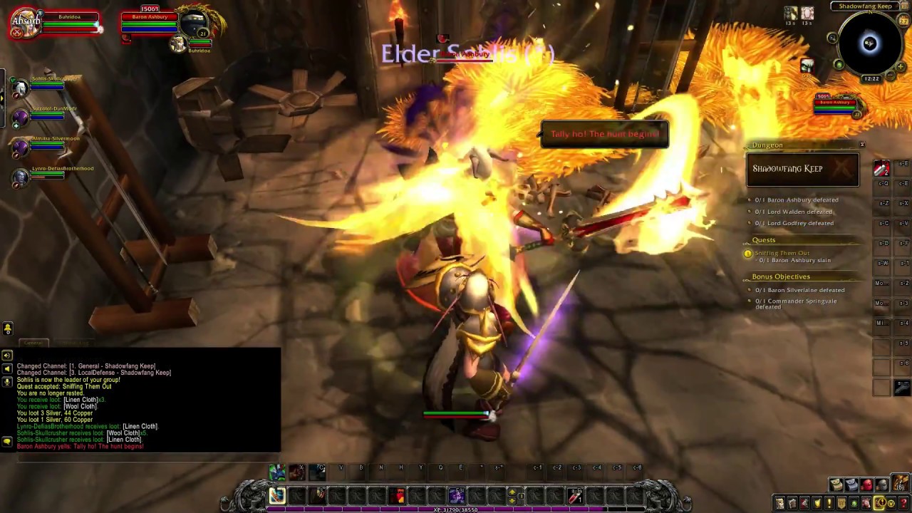 Baron Ashbury MOST OP BOSS EVER - World of Warcraft - YouTube