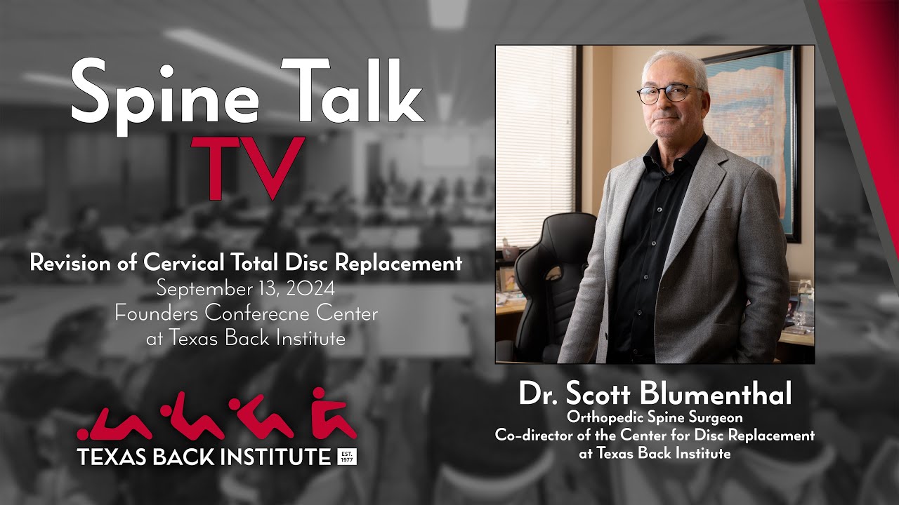 "Artificial Disc Replacement Revisions" Presentation by Dr. Scott ...