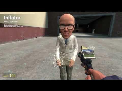 How to enlarge different body parts in Garrys mod? - YouTube
