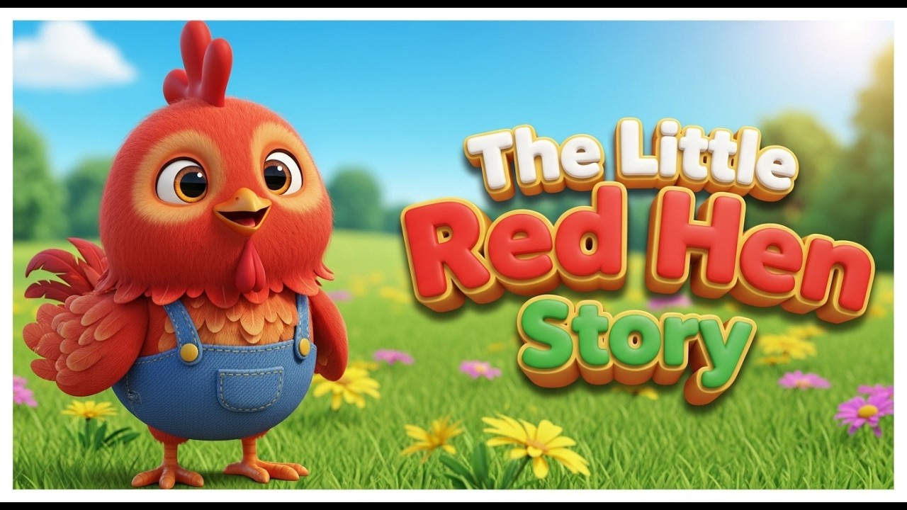 The little red hen story | Bedtime story for kids | Animated story ...