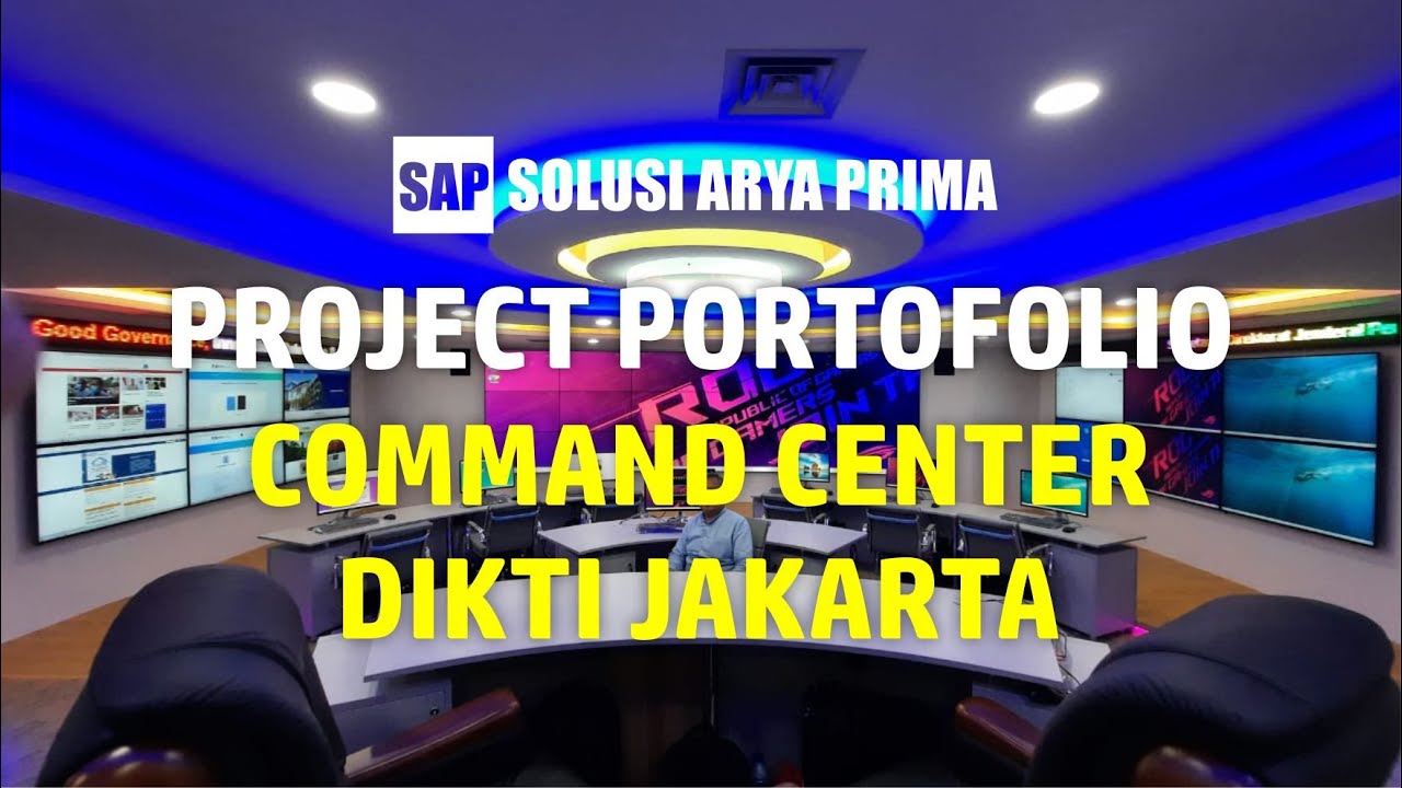 COMMAND CENTER DIKTI JAKARTA - SAP PROJECT PORTOFOLIO - YouTube