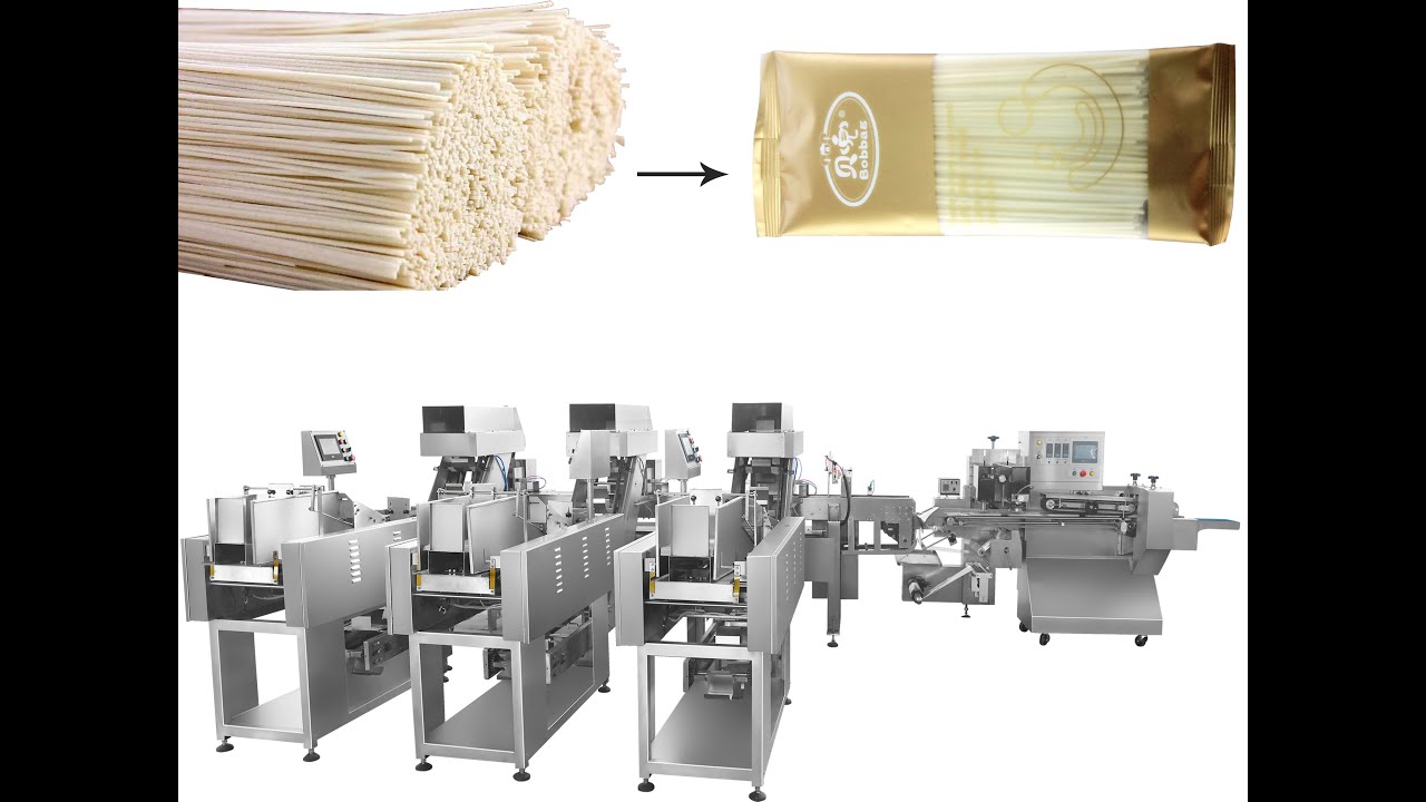 BOSTAR Noodle Cutting and Packaging Machine - YouTube