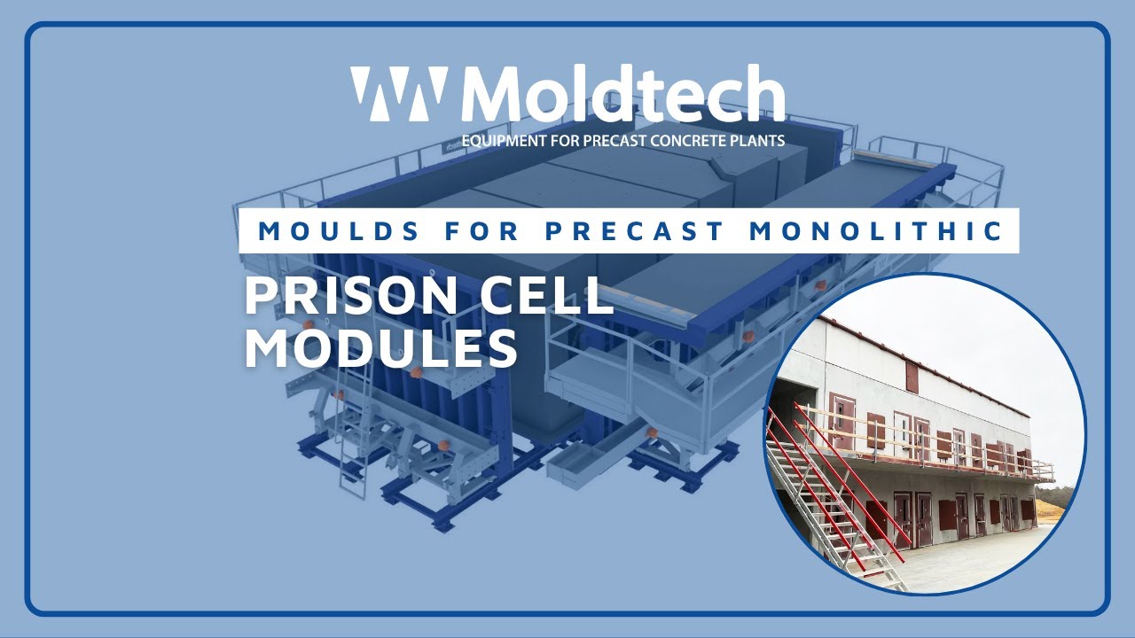 MOULDS FOR PRECAST MONOLITHIC PRISON CELL MODULES - YouTube