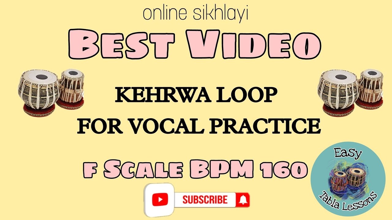 LOOP ONLY BEST KEHERWA KEHRWA KAHRWA THEKA SCALE F FOR VOCAL ,OLD SONGS ...
