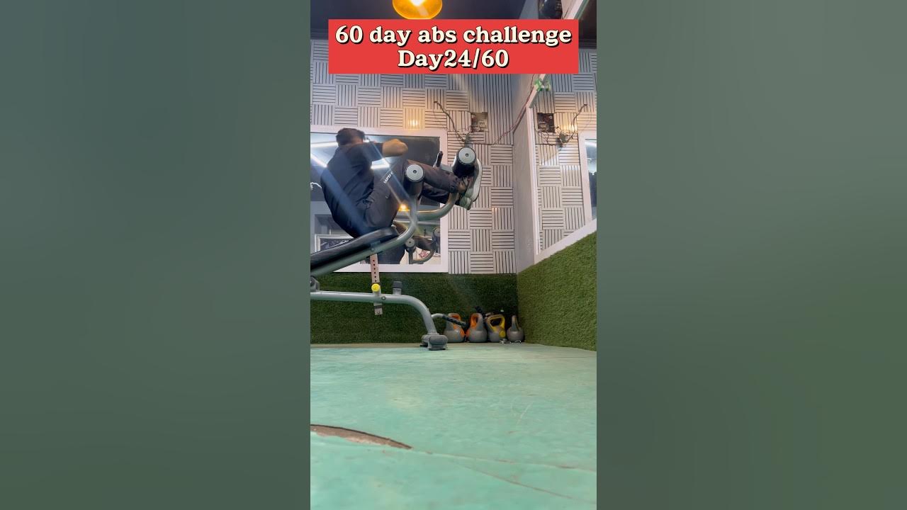 Day24/60 abs challenge #abs #gym #gymmotivation #sixpackabs #abschallenge #fitness #viralshort # ...