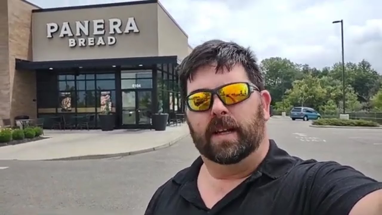 VERY EXPENSIVE LUNCH!!! - PANERA BREAD - Cincinnati Ohio - YouTube