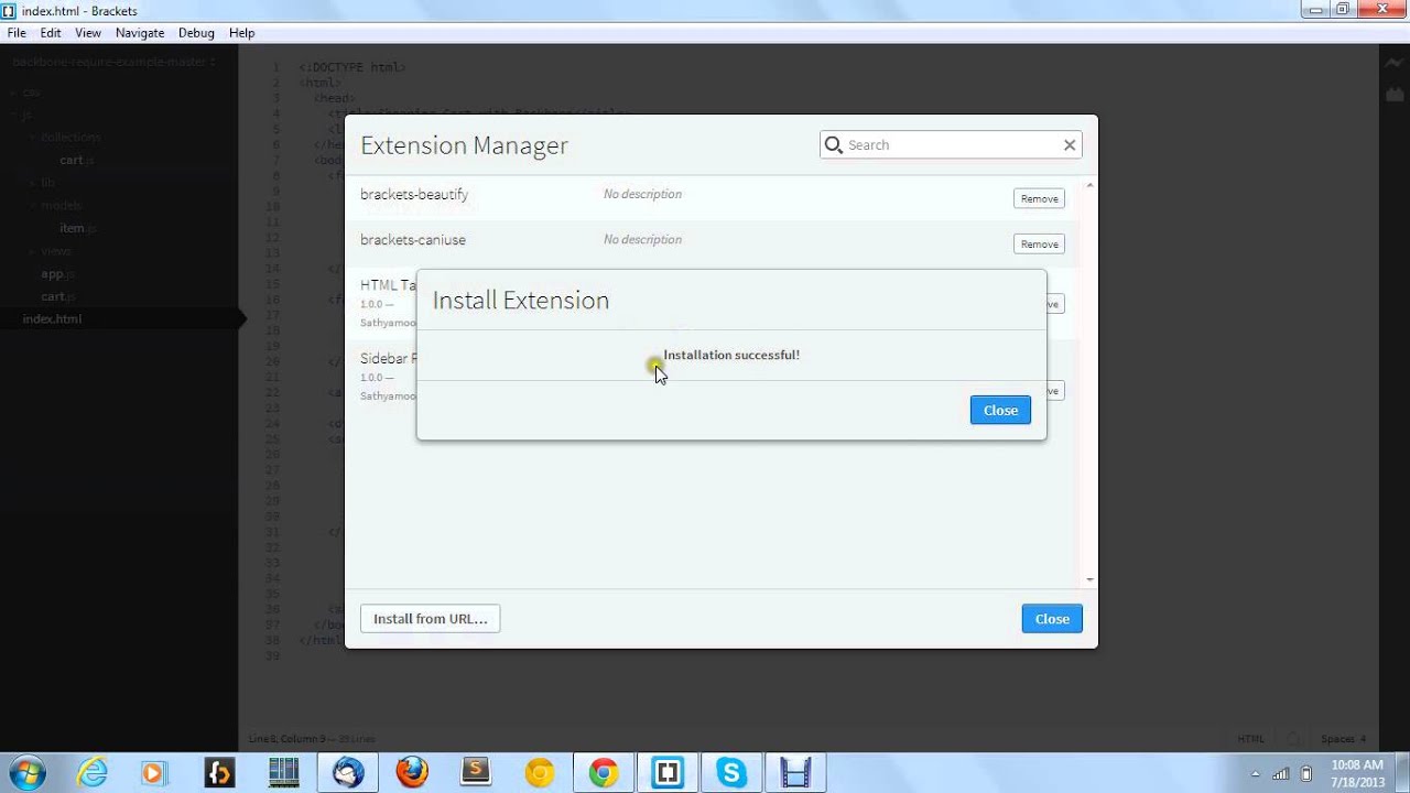 brackets html tag highlight issue #1 - YouTube