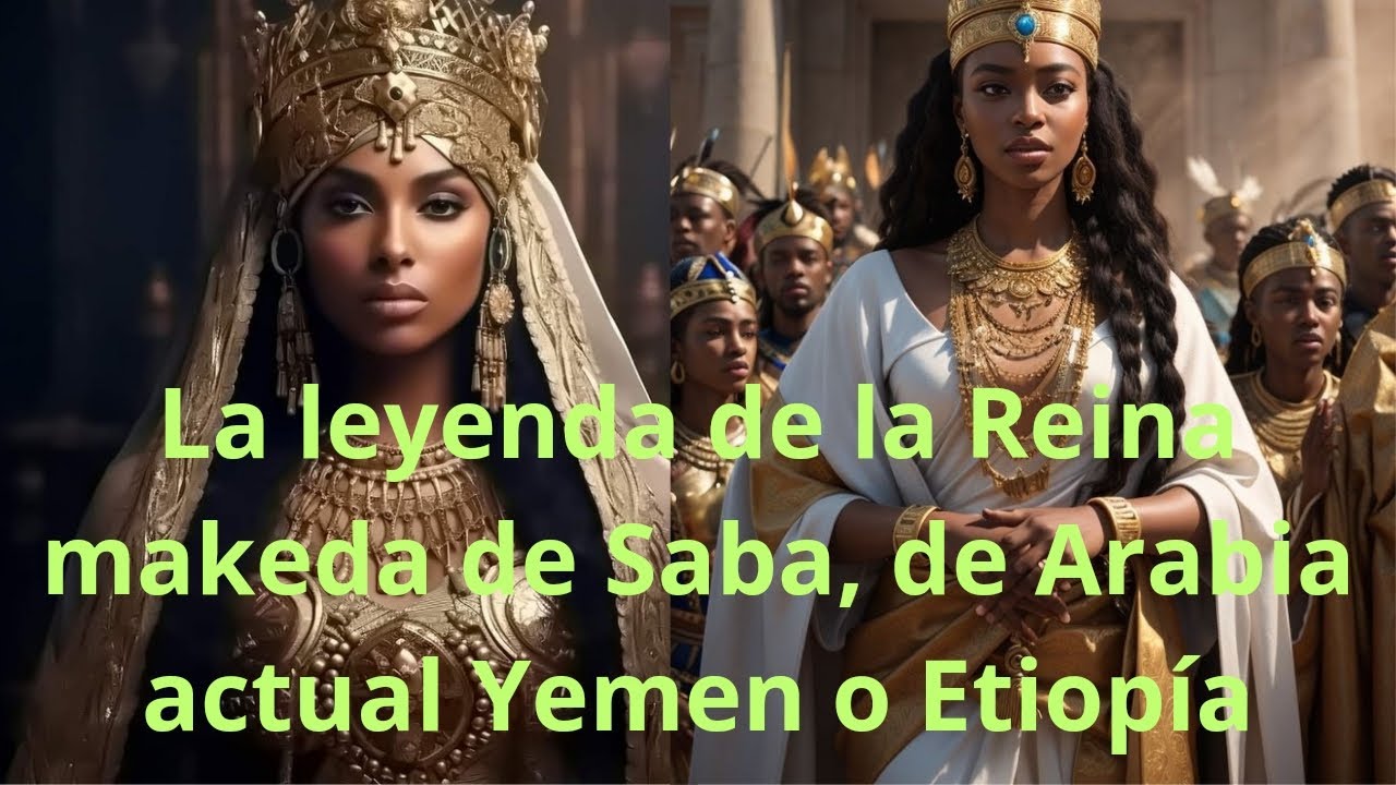 La leyenda de la Reina makeda de Saba,de Arabia (actual Yemen o Etiopía ...