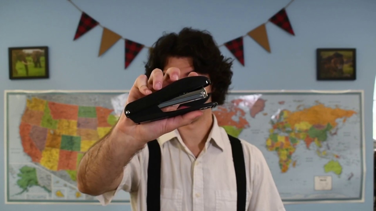 How to use a stapler - YouTube