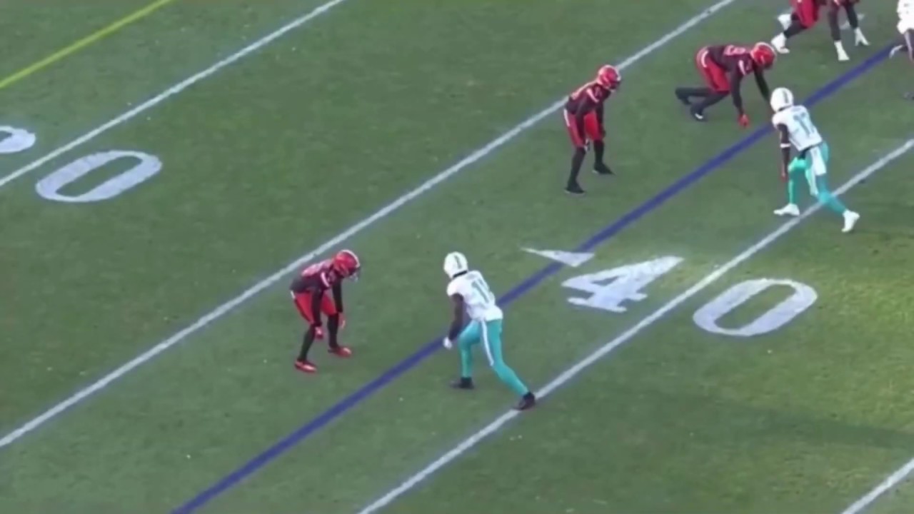 How To Run A Slant vs. Press - YouTube