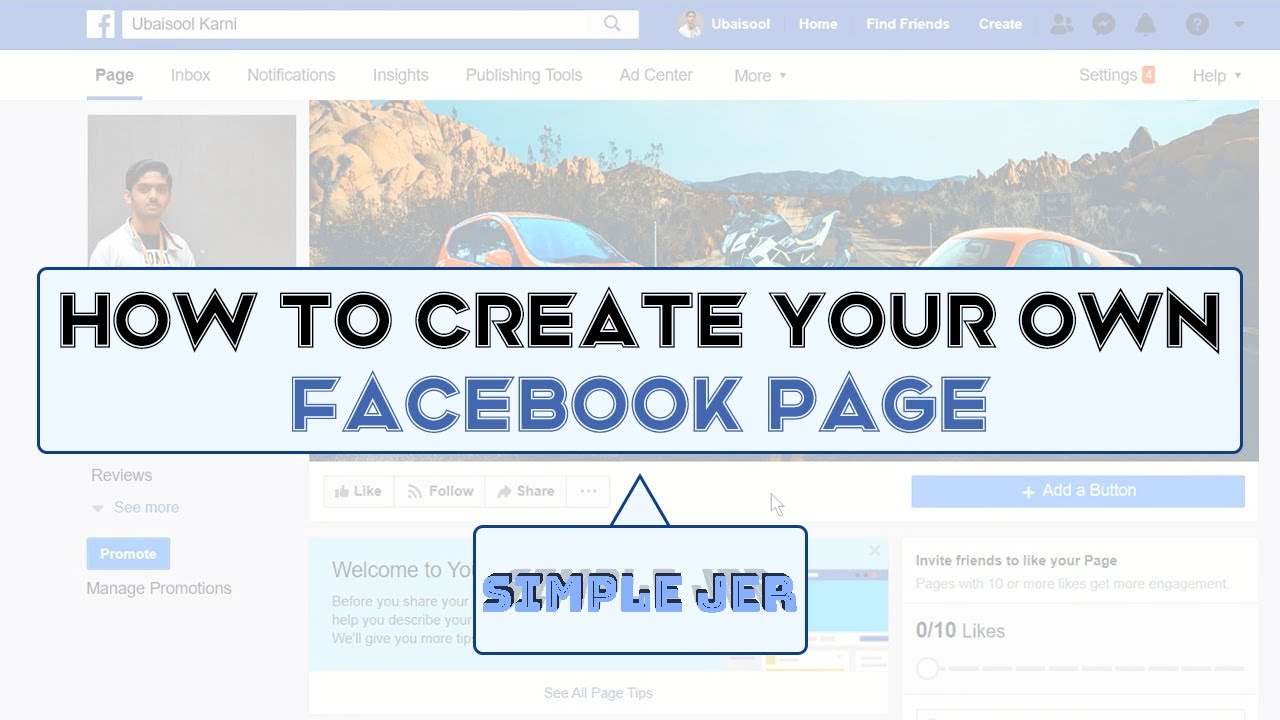 Facebook Page Tutorial (Full Guide) - YouTube