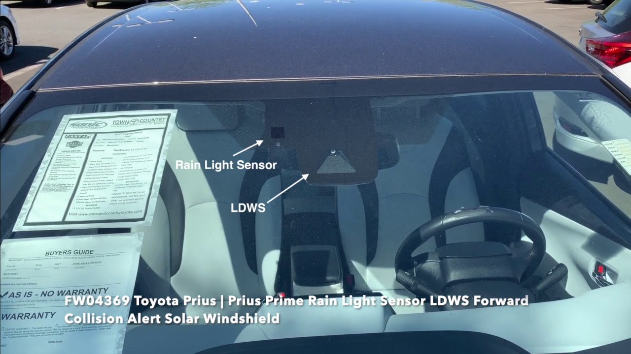 FW04369 Toyota Prius | Prius Prime Rain Light Sensor LDWS Forward ...