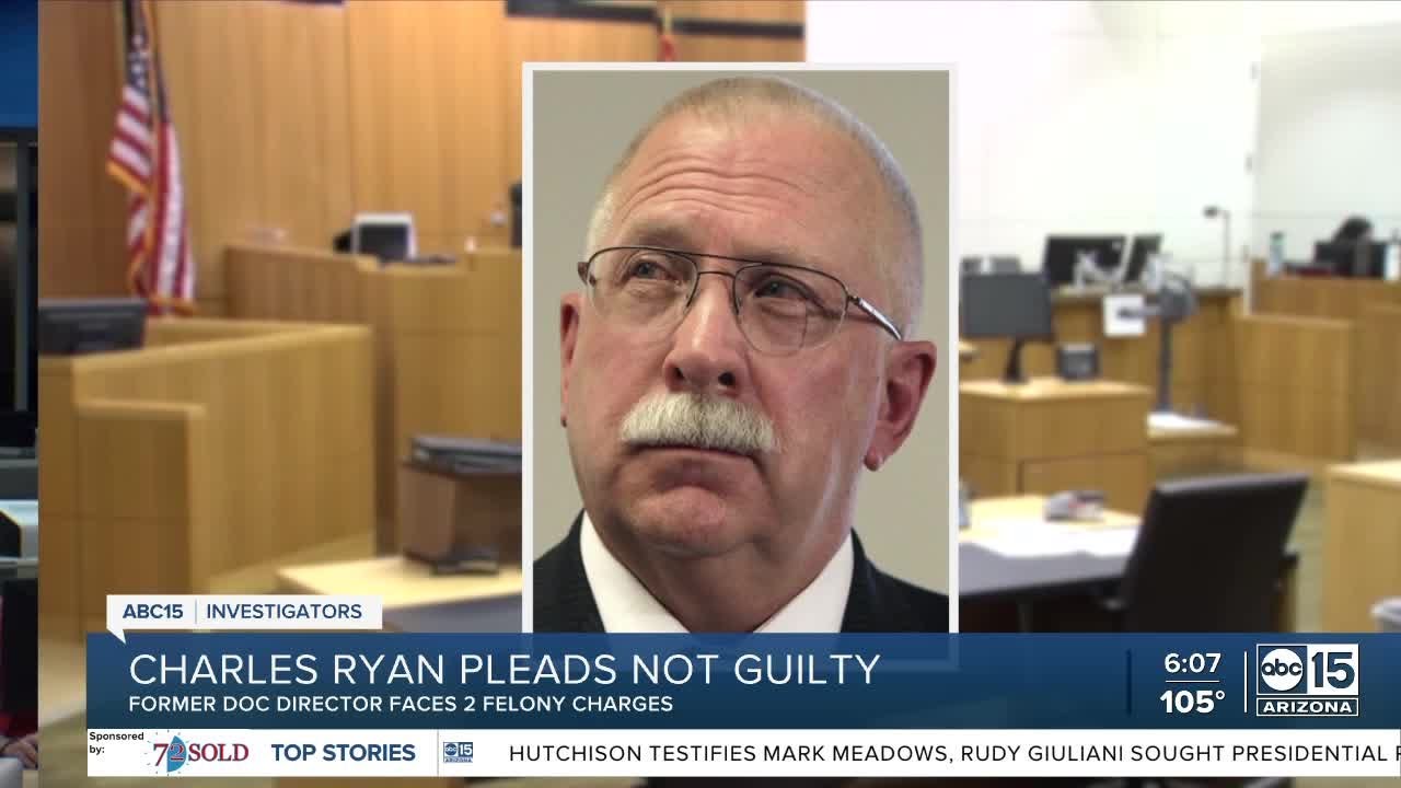 Former prison director Charles Ryan pleads not guilty in weapons case ...
